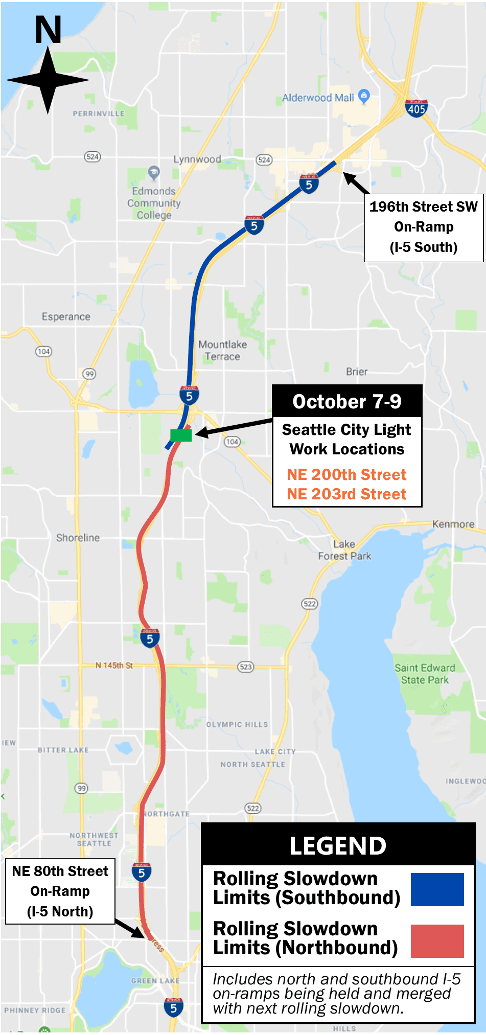 City Light System Reliability Work to Affect Traffic on I-5 from Oct. 7 ...